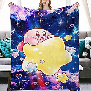 Ultra-Soft Anime Merch Anime Throw Blanket for Couch Bed Sofa, Lightweight Plush Cozy Flannel Blankets Warm Bedding 40"x50"