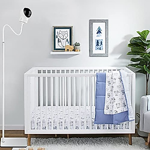 iTODOS Baby Monitor Floor Stand Holder for Eufy Spaceview, Spaceview Pro and Spaceview S Video Baby Monitor,Keep Baby Away from Touching,Strong and Heavy Metal Materials,More Safety