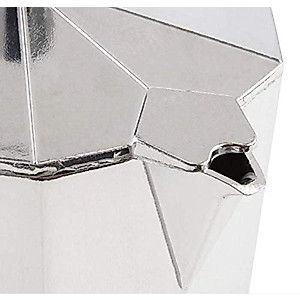 Coffee Espresso Maker/Moka Express, Aluminum, Stove Top, For 6 Cups