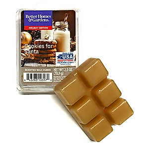 Better Homes & Gardens Scented Wax Cubes, 2.5 oz (Cookies for Santa, 2.5 Oz)