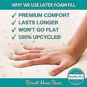 Barnett Home Decor Cotton Duck Navy Blue Rocking Chair Cushions - Size Extra-Large - Latex Foam Fill Rocker Seat Pad & Backrest Cushion with Ties - Tufted, Reversible, Machine Washable, Made in USA