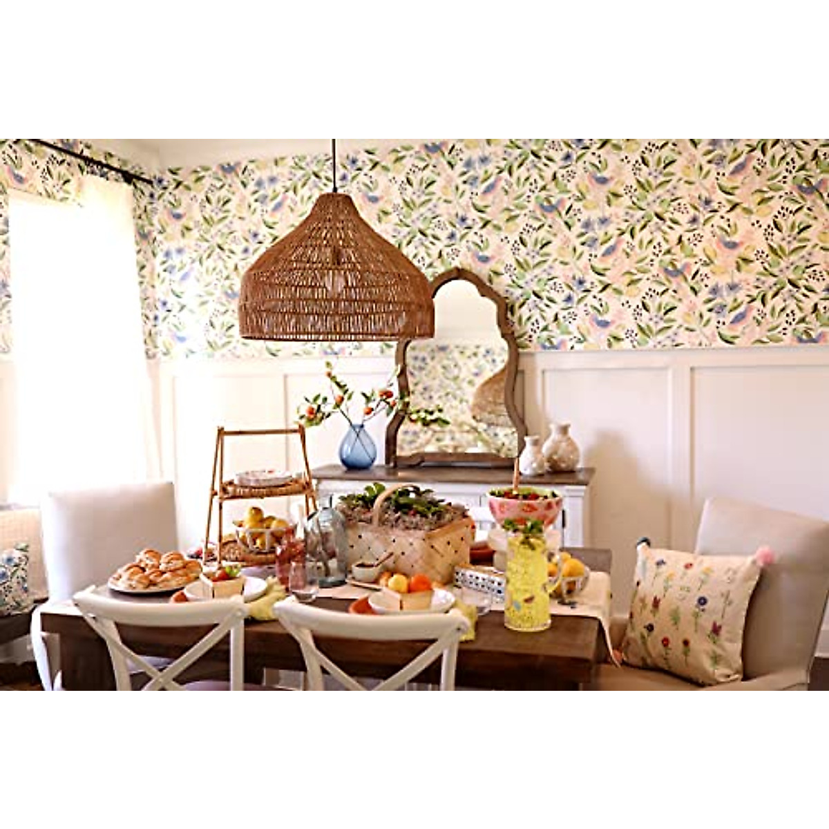 Mud Pie Hyacinth Tiered Server; 20 1/4" X 13" Dia Brown