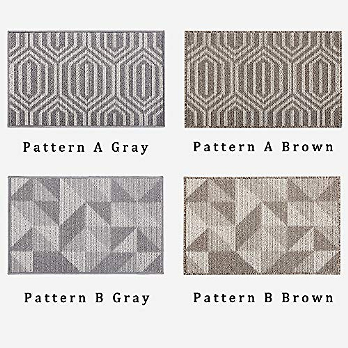 CHICHIC Brown Indoors Doormat 24 x 36 Inch Welcome Mat Front Back Indoors Door Mats for Home Entrance EntryWay Entry Rugs Machines Washable Rugs Inside Non Slip Outdoors