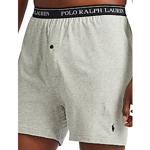 POLO RALPH LAUREN Classic Fit w/Wicking 3-Pack Knit Boxers Andover Heather/Madison Heather/Black SM