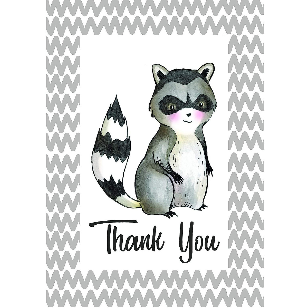 A Paper Smile Woodland Animal Thank You Cards Boxed Set 35 Note Cards