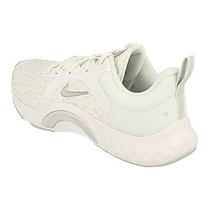 NIKE Women's Sneaker, White Metallic Platinum 101, 9