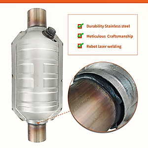 SAROTIN Emission Left&Right Catalytic Converter Fit for Dodge Grand Caravan 2011-2016 3.6L, Journey 2011-2014, Avenger 2011-2014, Chrysler Town&Country 2011-2015 Front one Pair with Gasket