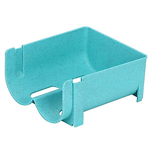 LIZEALUCKY Standing Stackable Beer can Holder Canned Beverage Storage Rack Refrigerator Beverage Organizer(Blue)