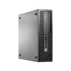HP EliteDesk 800 G2 SFF Desktop PC Intel i7-6700 up to 4.00GHz 32GB New 1TB NVMe SSD + 2TB HDD Built-in WiFi AC1200 HDMI BT Dual Monitor Support Wireless Keyboard and Mouse Win10 Pro (Renewed)