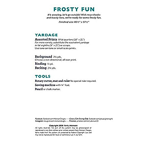 Atkinson Designs Frosty Fun Quilt Pattern by Atkinson designs