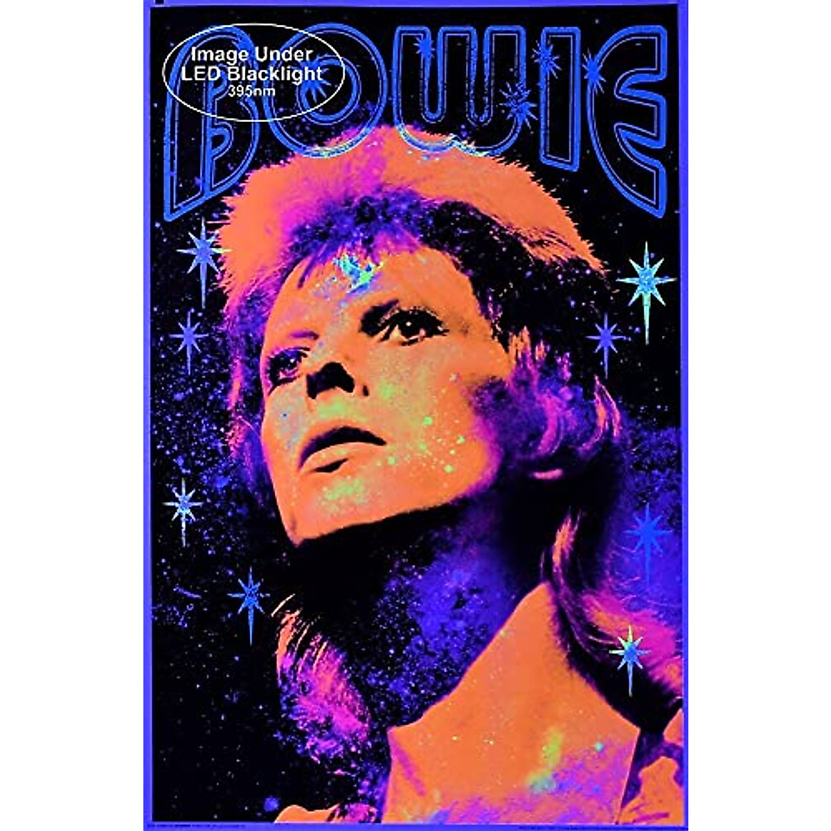 Studio B David Bowie - Non-Flocked Blacklight Poster 24 inch x 36 inch