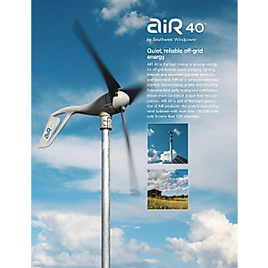Primus Wind Power Air 40 Wind Turbine Generator | Land Off-Grid Remote Power Applications