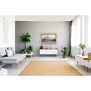 Frame My TV Deco TV Frames - Antique White Smart Frame Compatible ONLY with Samsung The Frame TV (55", Fits 2021-2025 Frame TV)