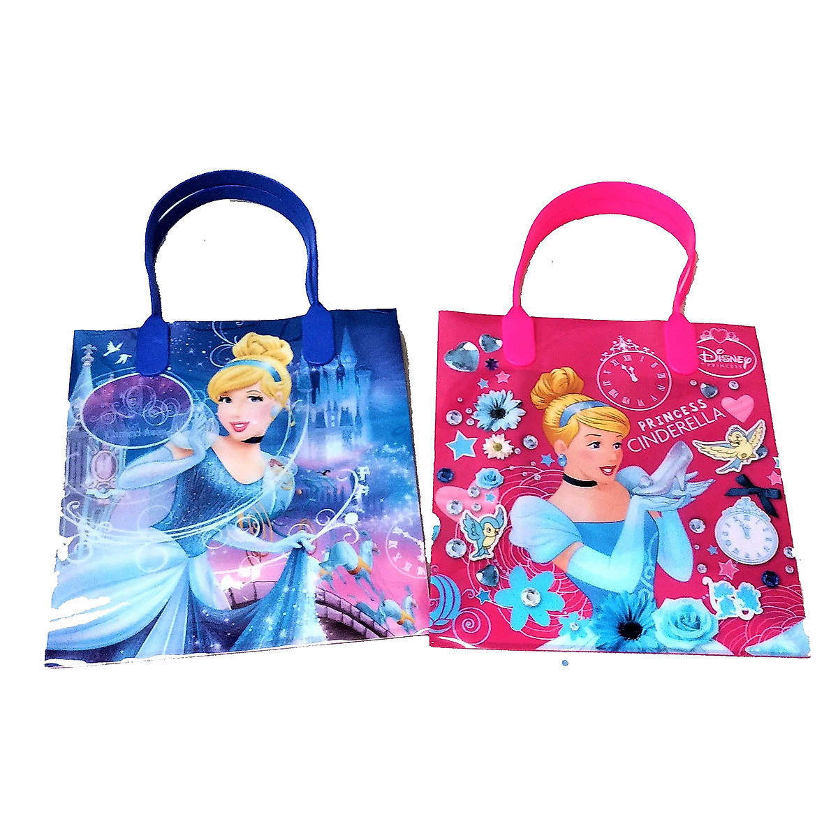 Disney Cinderella Authentic Licensed Reusable Party Favor Goodie Small Gift Bags 12