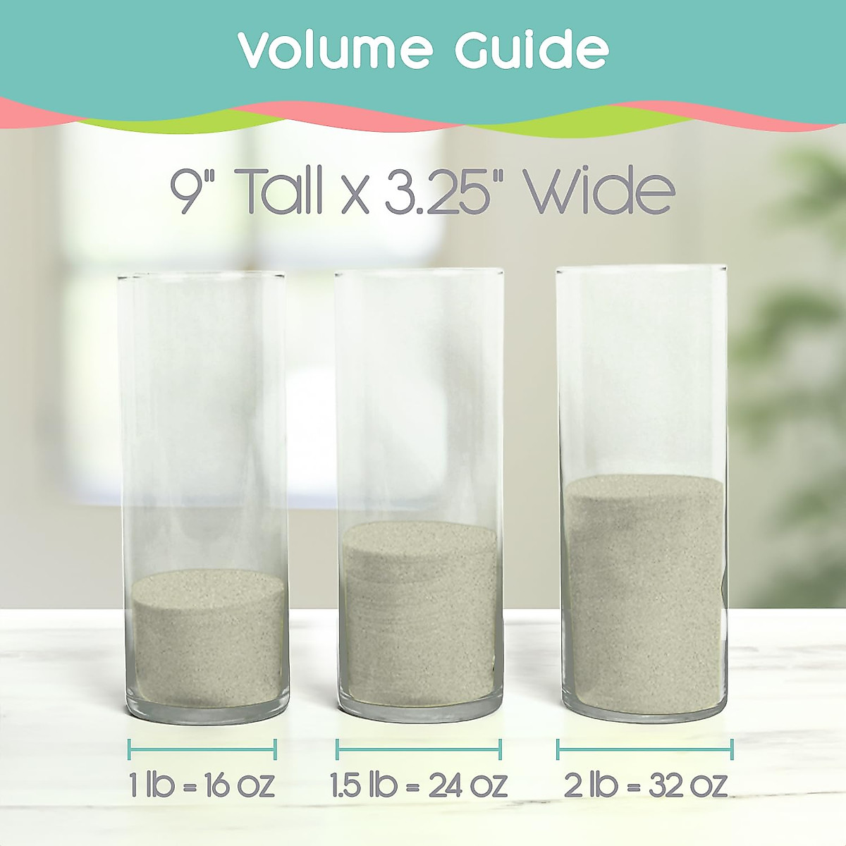 Sandsational Sparkle Silver Shimmer Unity Sand -1.5 LB (22oz), Silver Colored Sand for Weddings, Vase Filler, Home Décor, Craft Sand, Aquarium Sand, and More