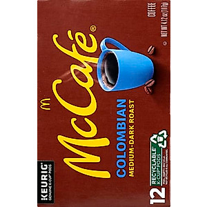 McCafe Colombian Keurig K Cup Coffee Pods (12 Count, 4.12 oz Box)