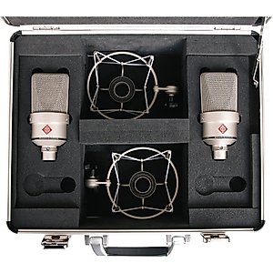 Neumann TLM 103 Anniversary Stereo Microphone Pair Satin Nickel