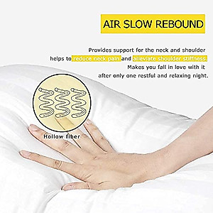 COZSINOOR Bed Pillows for Sleeping Hotel Quality Luxury Down Alternative Plush Pillow - Cooling Breathable Soft Premium Microfiber Cover for Side Back and Stomach Sleepers