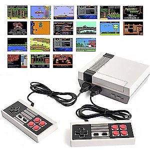 SFABF Classic Edition Mini Retro Game Console,AV Output Plug & Play Classic Mini Video Games, Built-in 620 Games with 2 Classic Controllers, Birthday Gifts Choice for Children/Adults