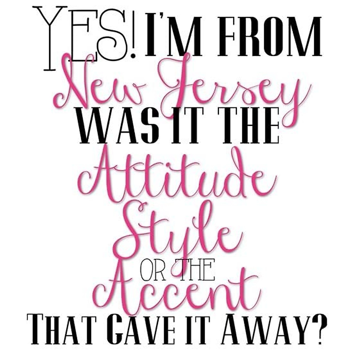 CafePress New Jersey Girl (Pink) Mugs Ceramic Coffee Mug, Tea Cup 11 oz