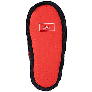 Miraculous Ladybug Pajamas for Girls Robe and Slipper Set Matching Cozeez House Shoes, Red/Black, Size 6/6X