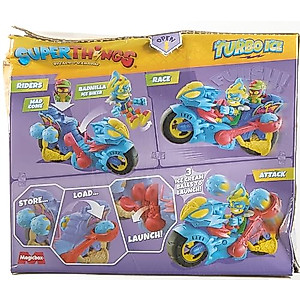 SUPERTHINGS Turbo Ice Scooter with Catapult Ice Cream Ball Launcher, Includes 1 Kazoom Kid and 1 SuperThing