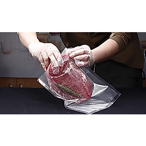 Vacuum Sealer Bags for Food| 50 Count Quart Precut Vacuum Bags for Sous Vide Cooking | 8"x12" Storage Bags for GERYON and All Vacuum Sealers | Commercial Grade, BPA Free, Heavy Duty, Great for vac storage, Meal Prep