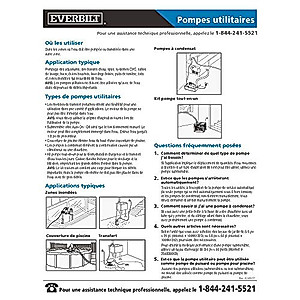 Everbilt 1/3 HP Utility Sink Pump