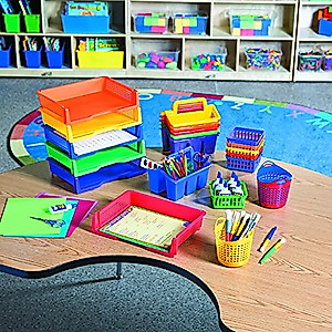 Classroom Storage Caddies (6 Pack) Office, School, Home Organization and Storage