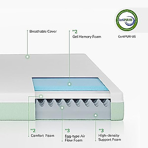 Novilla Queen Mattress,10 Inch Gel Memory Foam Mattress for Suppotive &Pressure Relieving, Medium Firm Feel Mattress in a Box,Bliss