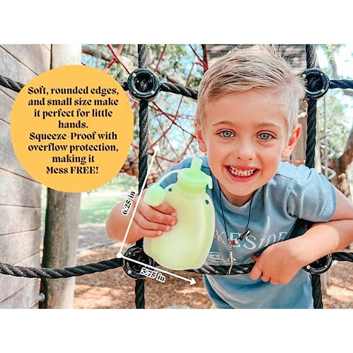 Eco Mama Shop: Toddler Reusable Silicone Food Pouches, 3 Pack, Squeeze Pouches for Kids, Refillable Pouches for Applesauce Yogurt and Purees, Baby Food Feeder