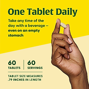 MegaFood Magnesium - Supports heart & nervous system - Magnesium Supplement with fermented Magnesium Glycinate - Vegan, Gluten-Free, Non-GMO and Kosher - Made Without 9 Food Allergens - 60 Tabs