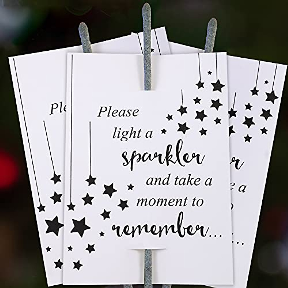 50 Pieces Life Memorial Cards Memory Cards Celebration Memorial Funeral Cards Double-Sided Decoration Card for Birthday, Anniversary, Funeral, Celebration of Life, 5.7 x 3.9 Inch, Cards Only (White)