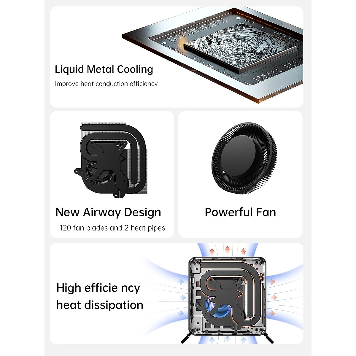MINISFORUM UM690 Slim Mini PC,AMD Ryzen 9 6900HX Mini Desktop Computer AMD Radeon 680M 32GB DDR5 1TB PCIe4.0 SSD, Support 8K@60Hz HDMI 2.1/DP1.4/USB4 Output,4xUSB 3.2 Type A,Wifi6E&BT5.3