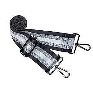 WanderFull Crossbody HydroBag - Water Bottle Holder - Quilted Bottle Bag - Water Bottle Carrier with Strap - Stylish Puffer Tote for Water Bottle (White Glossy with Interchangeable Strap)