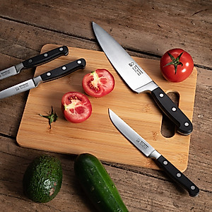 Chef Craft Pro Series Knives, 9 Piece Set, Stainless Steel/Black
