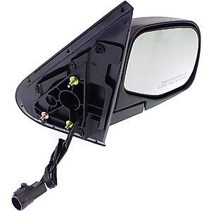 Kool Vue Left & Right Power Non-Heated Door Mirrors Compatible With Ford Explorer 1995-2001 With Puddle Lamp Textured Pair
