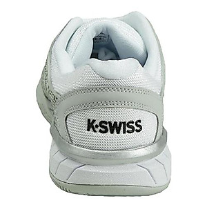 K-Swiss Men's Hypercourt Express Original Tennis Shoe, Glacier Gray/White/Silver, 12 M