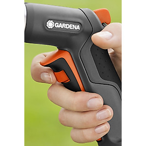 Gardena Metal Nozzle - Frost Proof - (Variable Spray Patterns) + Water Stop, 3815M-FP