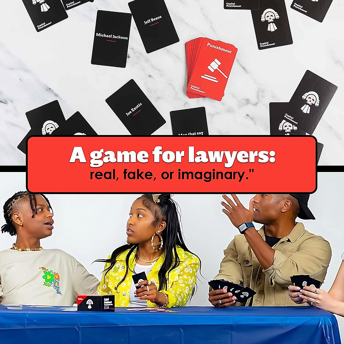 Capital Punishment | A Hilarious Legal Battle Awaits | 3-10 Players, Fun for Game Nights, Adults, Lawyers, Friends, Family, Parties, Adult Board Games