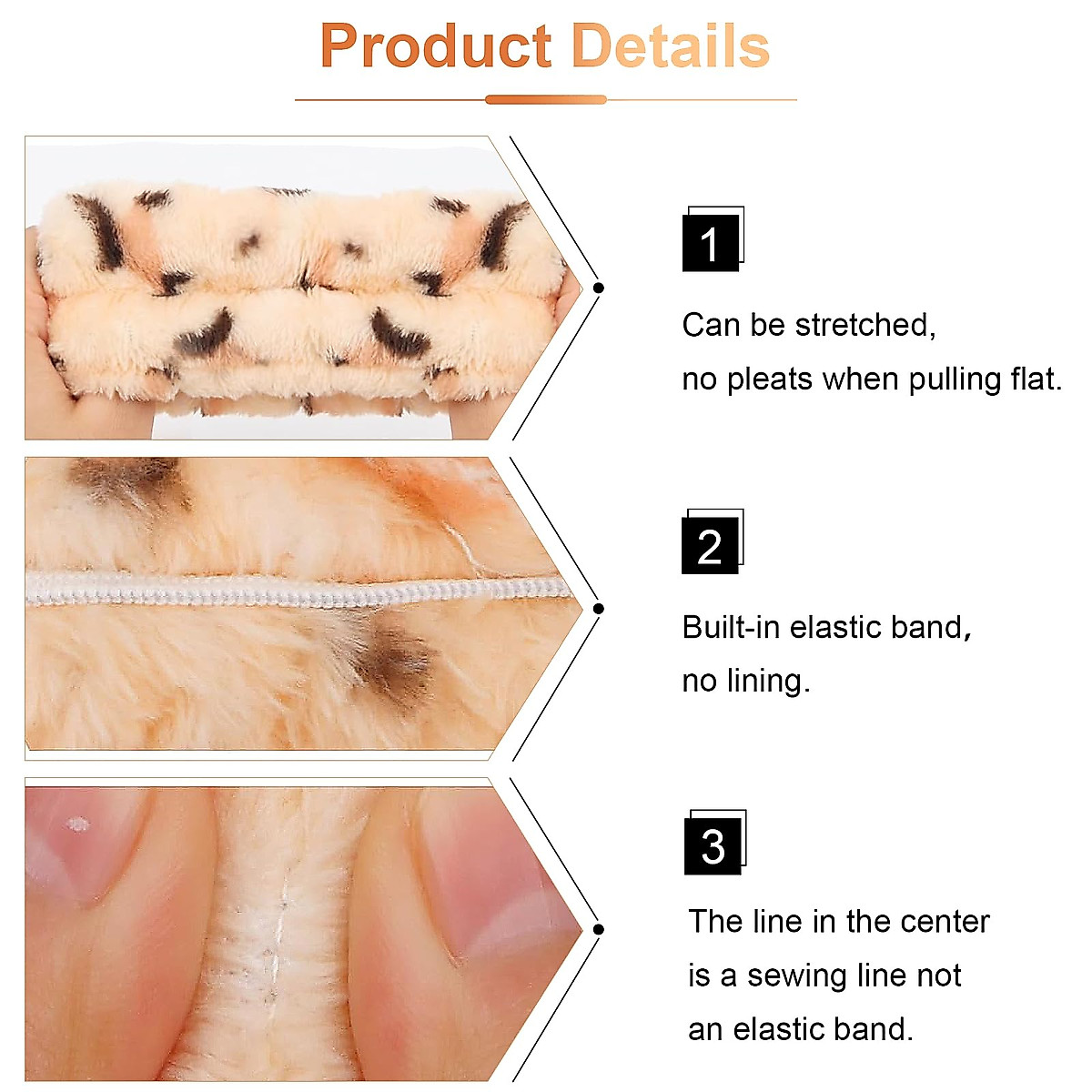 VELSCRUN Hairband Set, 6 Pack Spa Headband with Bow, Makeup Headband, Face Wash Headband, Skincare Headbands, Microfiber Hair Band for Women, Ideal Gifts