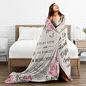 Nahjiiem Boss Blanket Boss Gifts for Women Boss Throws Blankets Boss Day Gift Birthday Retirement Valentine's Day Gifts 50"×60"