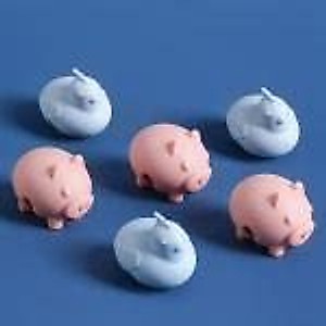 Silicone Lid Lifters Spill Proof Lid Lifters Kitchen Tools Lid Stand Heat Resistant Holder Keep The Lid Open(6pc-pig)