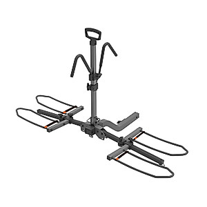 HYPERAX Special Combo - Volt eco with 2 X E-Bike Adapter - Platform Bike Rack for Car, SUV, Trucks, Sedan - for 2" Hitch Fits Up to 2 X 60 lbs Bike with Up to 5" Fat Tires - NO RV USE!