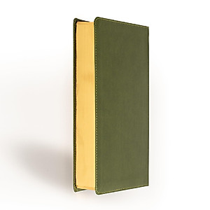 NASB Large Print Personal Size Reference Bible, Olive LeatherTouch, Red Letter, Presentation Page, Cross-References, Full-Color Maps, Easy-to-Read Bible Karmina Type