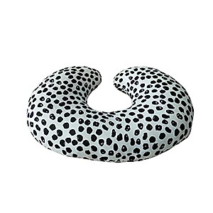 UDERUI Nursing Pillow and Positioner, Breastfeeding, Bottle Feeding, Baby Sitting Support with Removable Ultra Soft Minky Cover, Tummy Time Support for Baby Boys and Girls (Black)