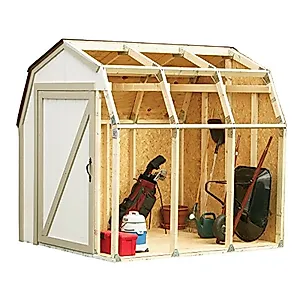 2 X 4 BASICS 90190MI 90190 Custom Barn, 2x4, 2x4basics Shed Kit with Peak Roof