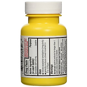 Equate Natural Vegetable Laxative, Sennosides 8.6 mg Tablets, 100-Count Bottle