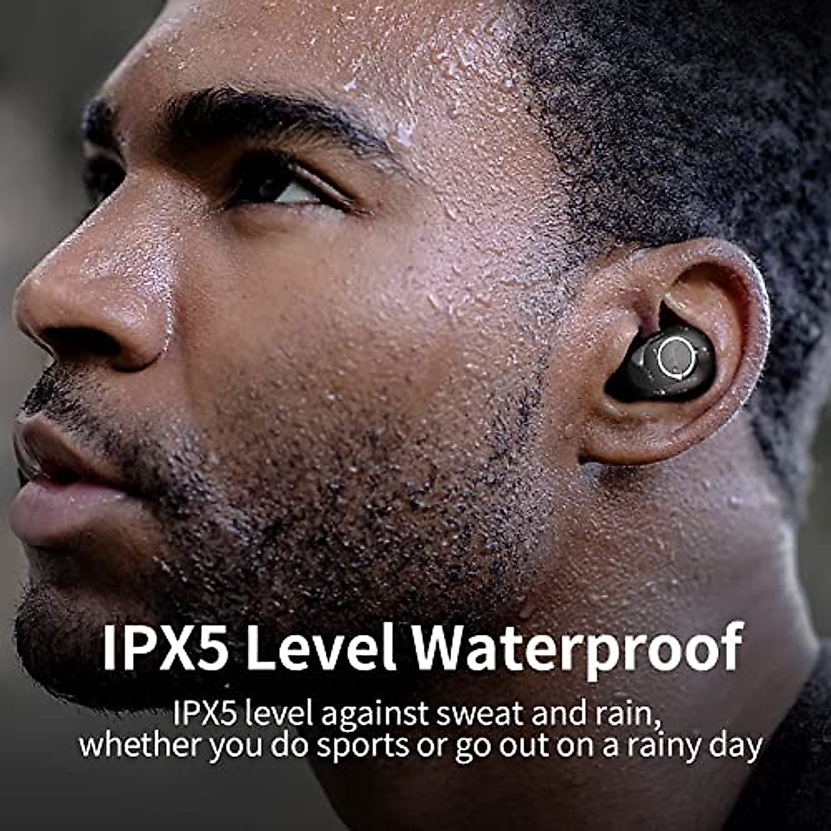 Hiteblaz Wireless Earbuds Bluetooth Headphones, Waterproof Deep Bass Stereo in Ear Earphones, Touch Control with Microphone Headset with Extra Bass for Sport, Running L22