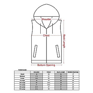 Victorious Men's Lightweight Athletic Casual Sleeveless Eyelet Drawstring Zipper Hoodie SL888 -Dirty Pink - 5X-Large - I8D